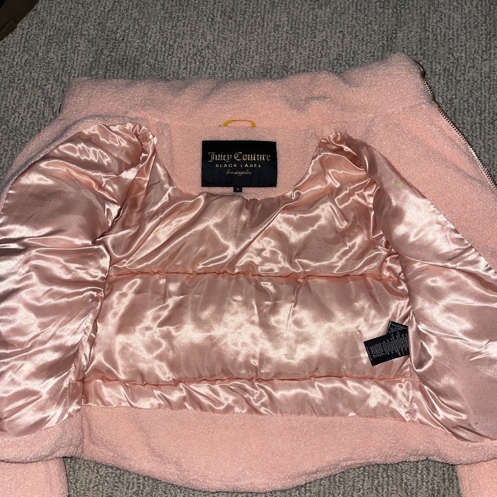 Juicy Couture Baby Pink Puffer Coat - Gem